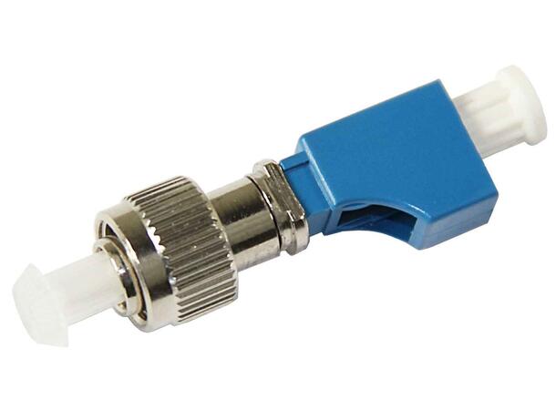 Adapter Hybrid SM/MM LC(F)-FC(M) LC hunn til FC hann - Fiberworks