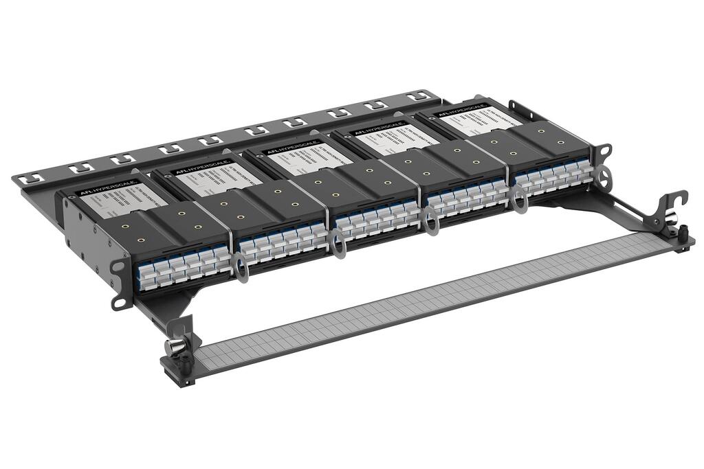 AFL U-Series 19" Chassis 1U, 5 moduler With front door and rear ...