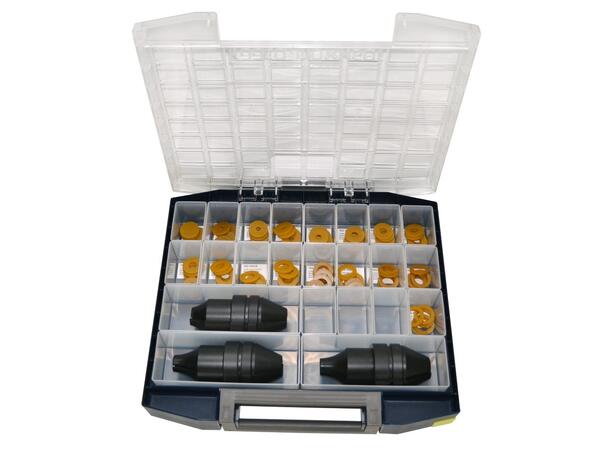 Box with cable sealings 8-23 mm for Power- and Multiflow - Fiberworks