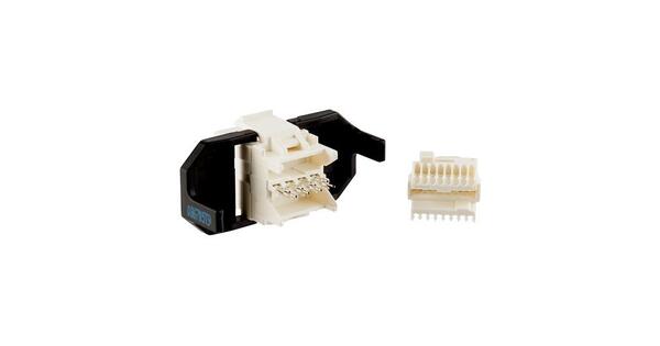 Corning RJ45 Jack Cat6 UTP, 8 pk. Verktøyløs (Toolless) - Fiberworks
