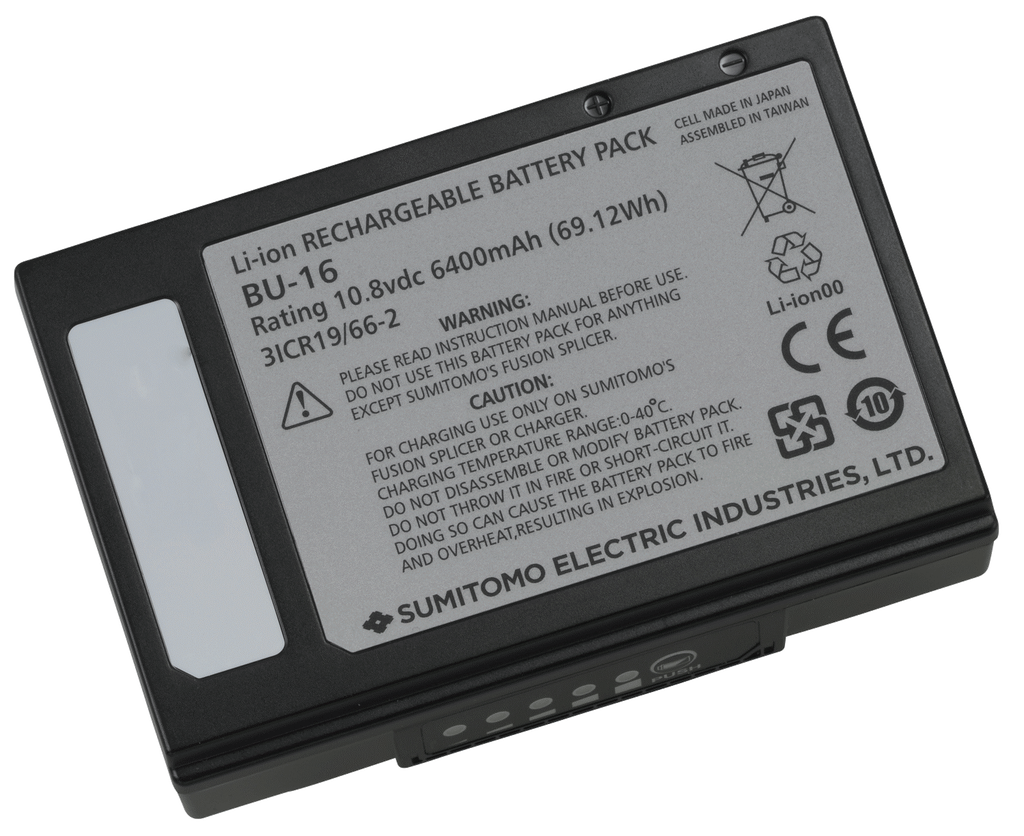 Sumitomo BU-16 Li-ion battery for T-72 10.8 V, 6400 mAh - Fiberworks