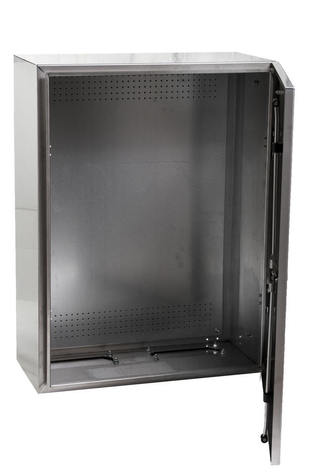 Syrefast IP65-skap 800 x 600 x 300 mm komplett kit - Fiberworks