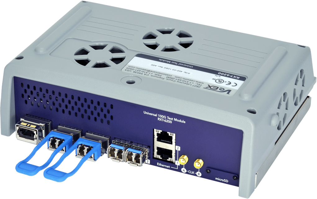 VeEX RXT-6200 100G CFP4, 2xQSFP28 RXT-1200+ Platform, Ethernet - Fiberworks