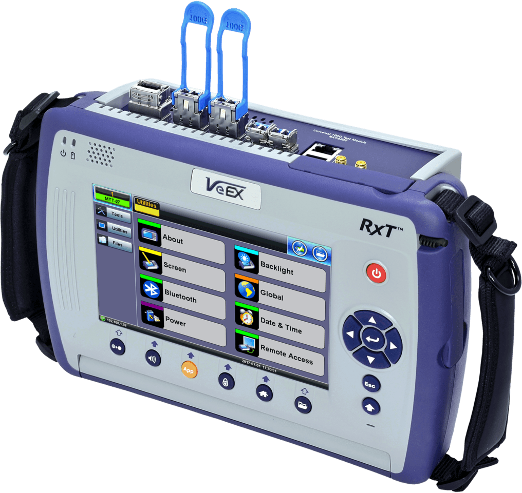 VeEX RXT-6200 100G CFP4, 2xQSFP28 RXT-1200+ Platform, Ethernet - Fiberworks