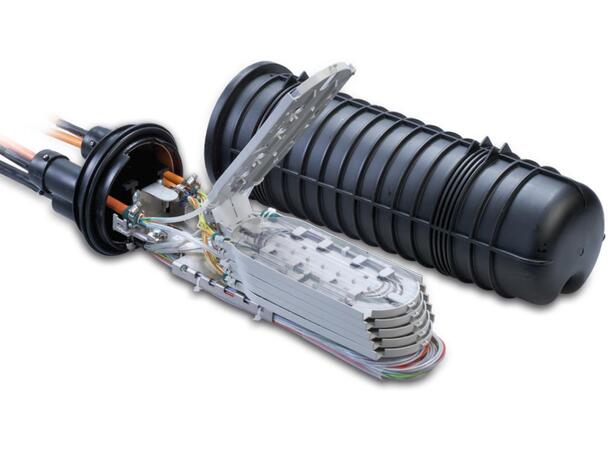 Skjøteboks, FOSC-400B4/24/144 For opptil 144 skjøter. Kaldforsegling ...