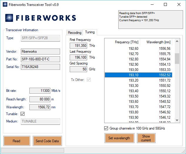 Fiberworks transceiverkoder QSX-F v3 for SFP/XFP/QSFP, inkl. QSFP-DD ...